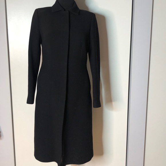 J. Crew | Jackets & Coats | J Crew Black Wool Lady Day Coat | Poshmark
